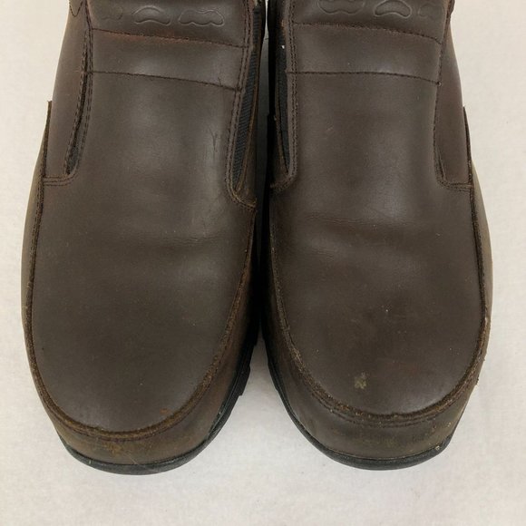 Wam | Shoes | Wam Womens Size Brown Leather Slip On Closed Toe Loafer ...